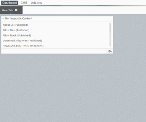 Using Favourite Contents Dashboard widget - Grzegorz Wiecheć