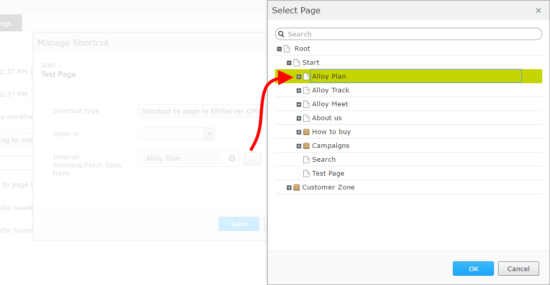 Creating a page shortcut using drag and drop - Grzegorz Wiecheć Creating a page shortcut using drag and drop - Grzegorz Wiecheć